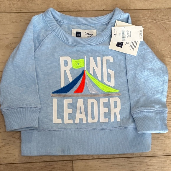 Disney | Shirts & Tops | Disney Kids Light Blue Ring Leader Hoodie ...
